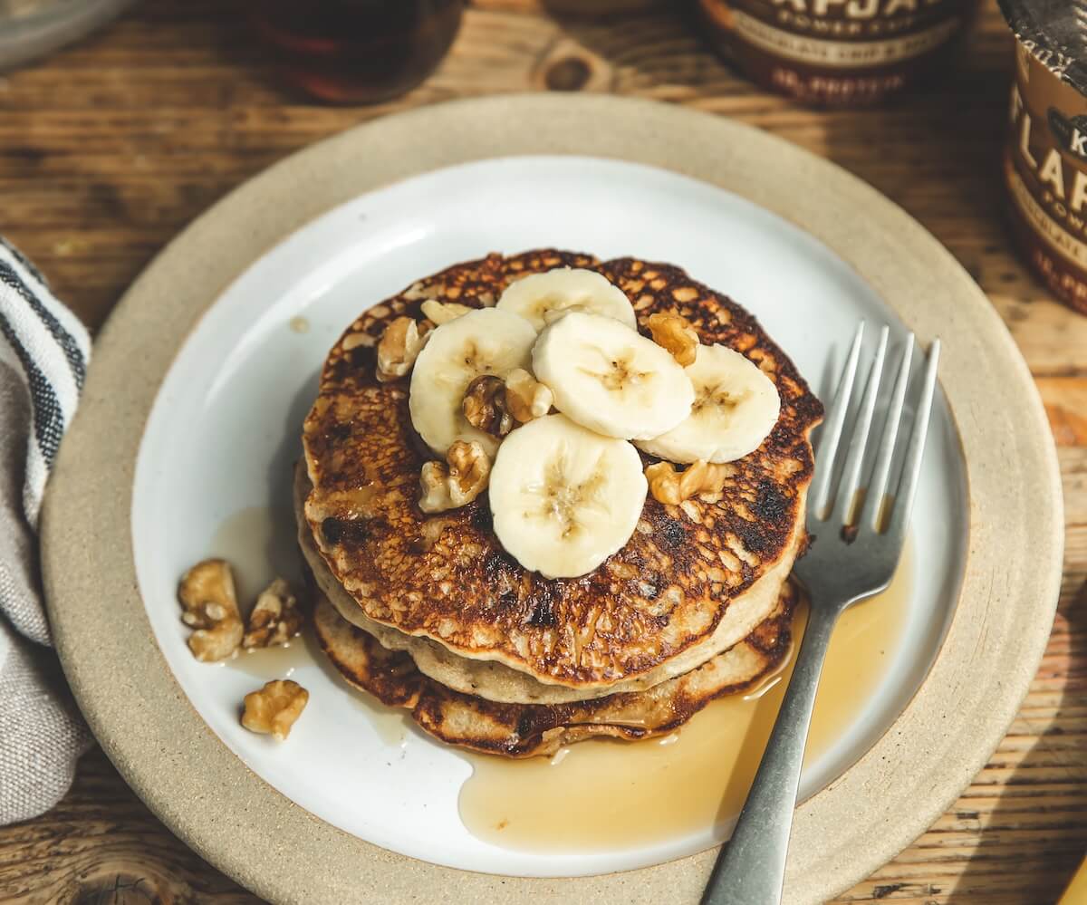 Single-Serve Banana Bread Pancakes | Kodiak®