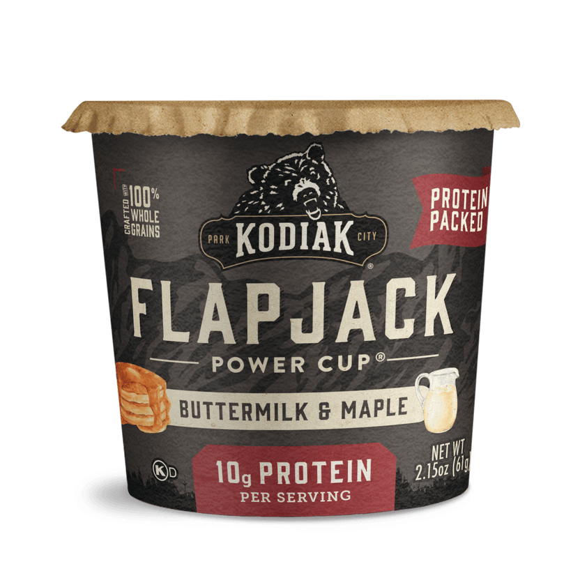 Buttermilk & Maple Flapjack Power Cup – Quick Hot Breakfast | Kodiak®