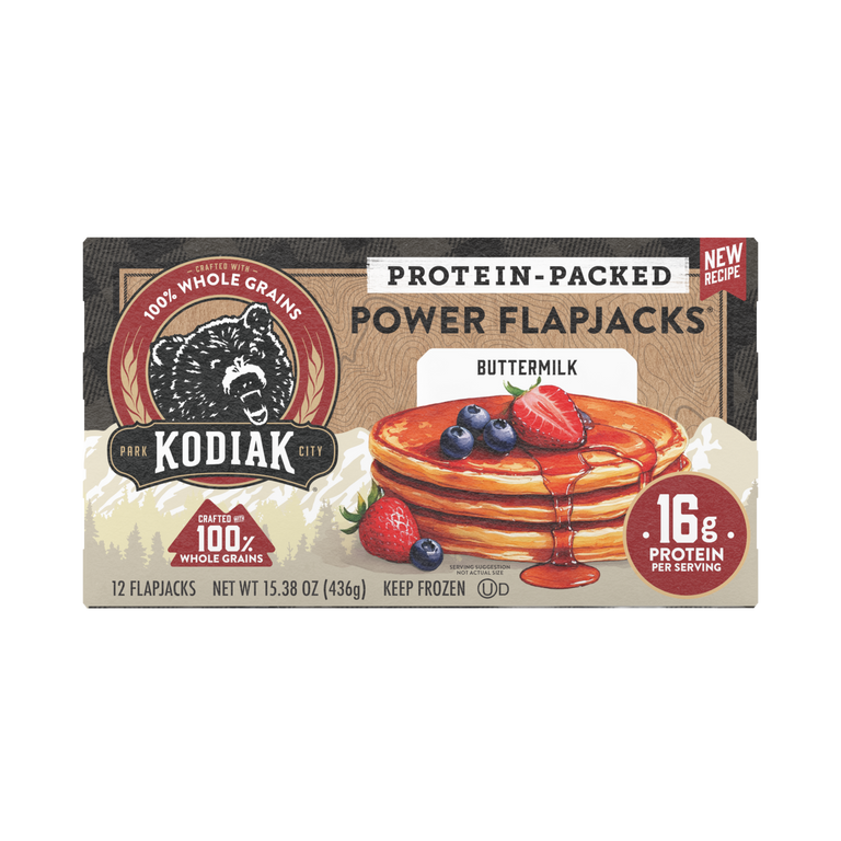 Buttermilk Power Flapjacks – Frozen Protein Waffles | Kodiak®