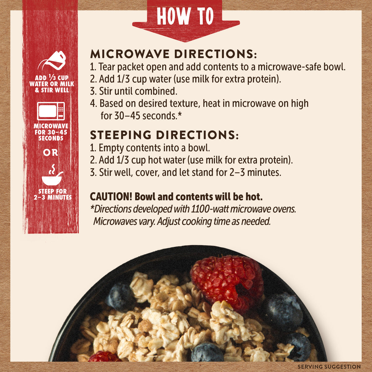 Maple Brown Sugar Oatmeal Packets – Hearty, Quick Breakfast | Kodiak®