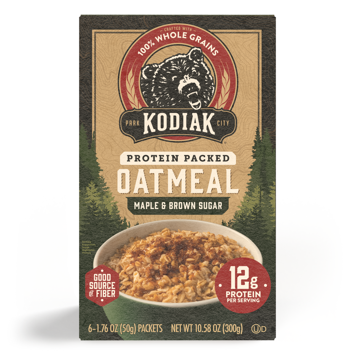 Maple Brown Sugar Oatmeal Packets – Hearty, Quick Breakfast | Kodiak®