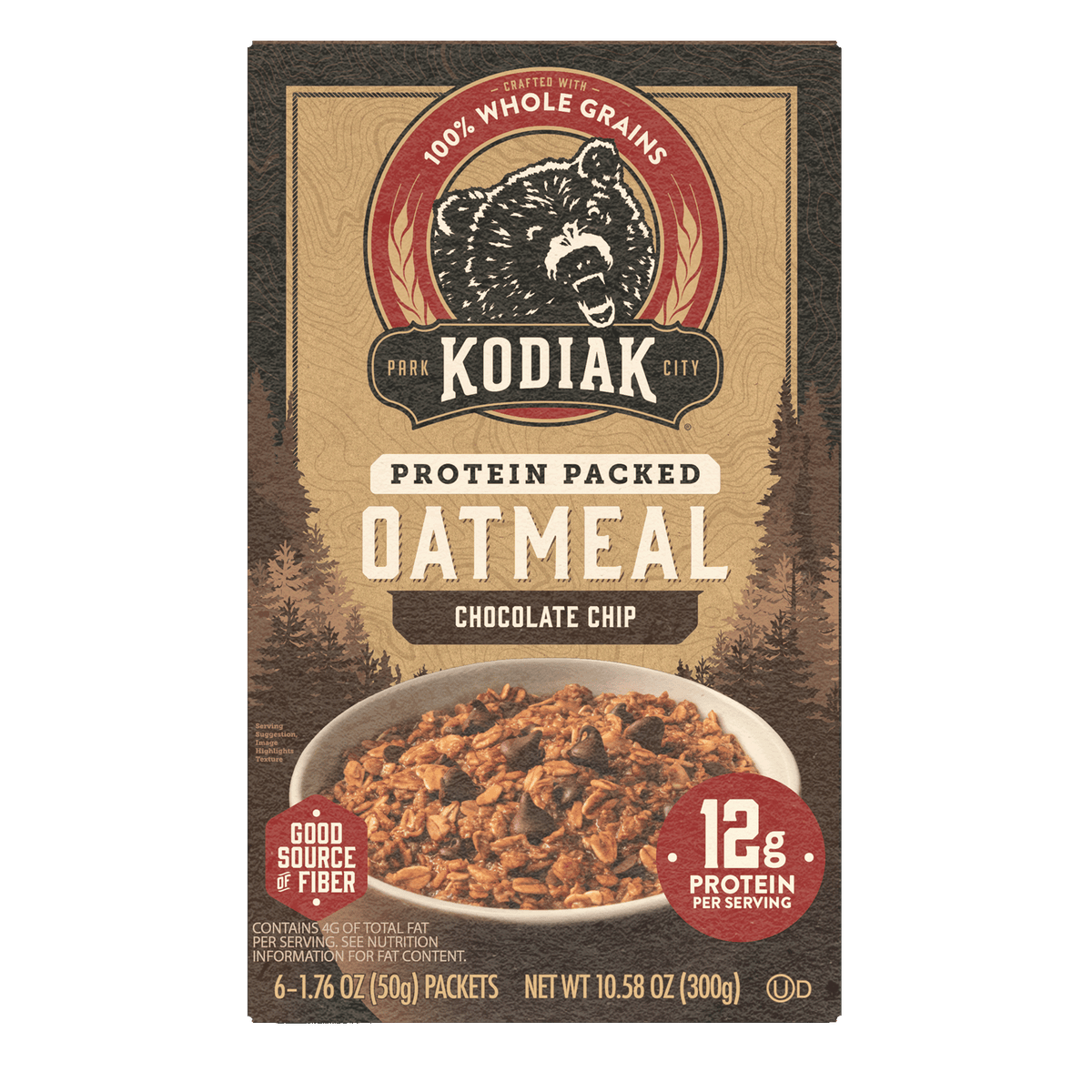 Chocolate Chip Oatmeal Packets – Whole Grain Instant Oats | Kodiak®