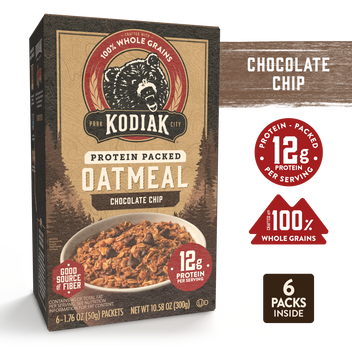 Chocolate Chip Oatmeal Packets – Whole Grain Instant Oats | Kodiak®