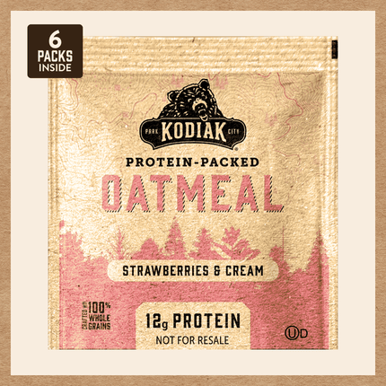 Strawberries & Cream Oatmeal Packets – Wholesome Breakfast | Kodiak®