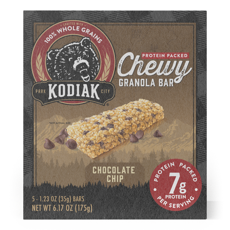 Double Chocolate Chewy Granola Bars – Wholesome Snack | Kodiak®