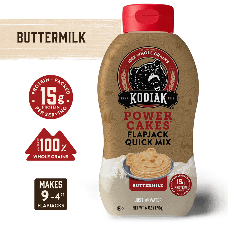 Buttermilk Power Cakes Flapjack Quick Mix | Kodiak®