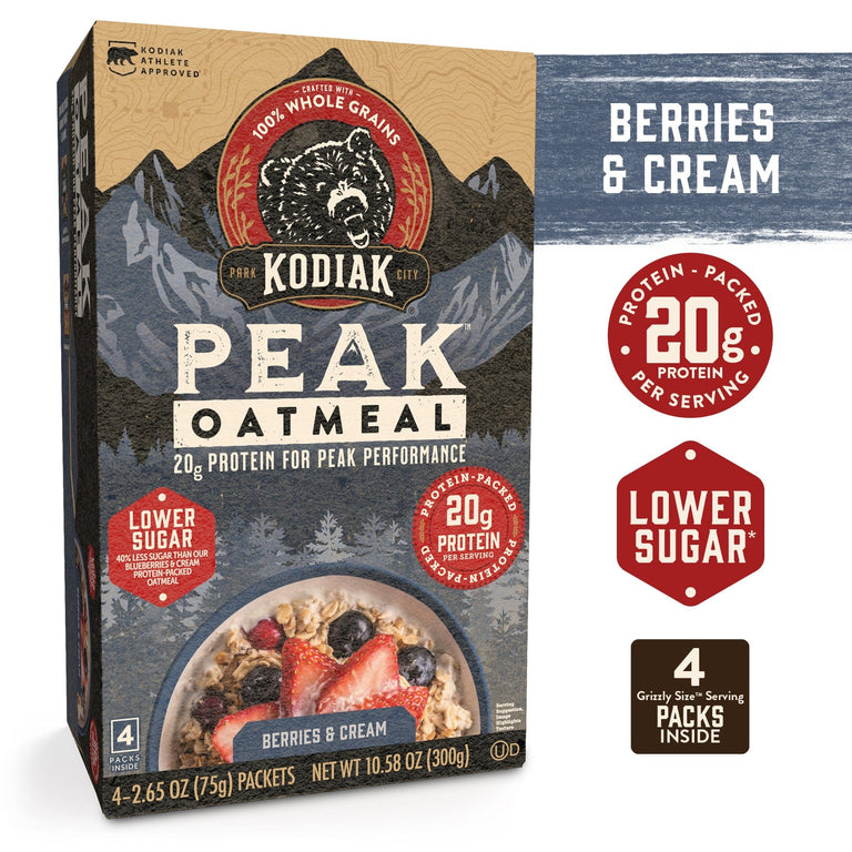 Kodiak Peak Oatmeal – Protein-Packed, Whole Grain Fuel | Kodiak®