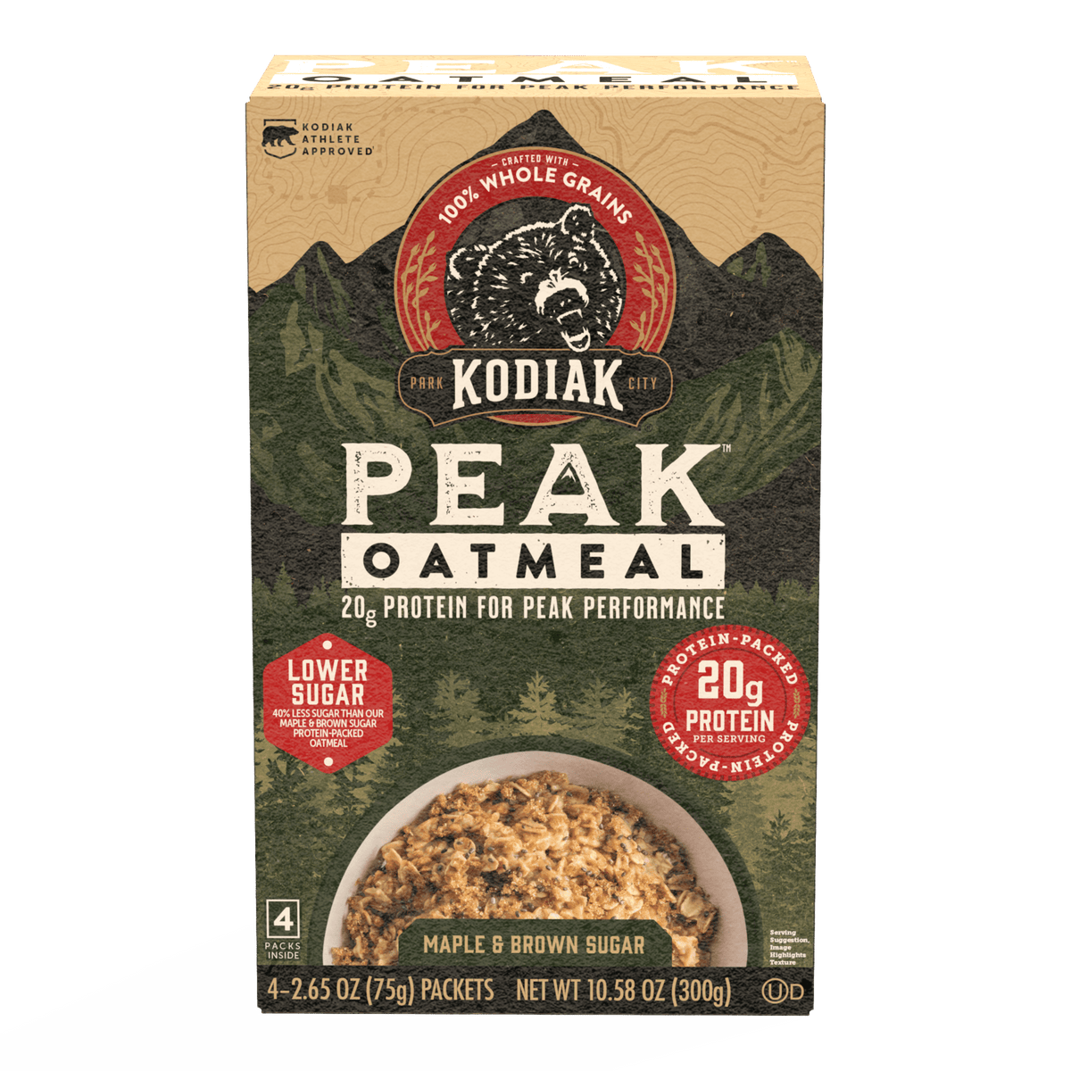Oatmeal Breakfast Packets | Blueberries & Cream | Kodiak®