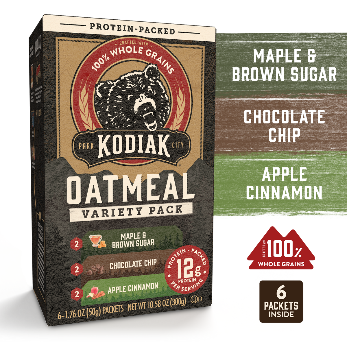 Oatmeal Packet Variety Pack – Whole Grain Breakfast | Kodiak®