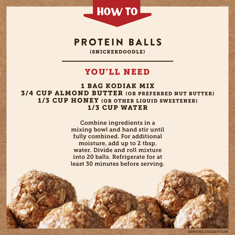 Snickerdoodle Protein Balls – Better-For-You Snack | Kodiak®