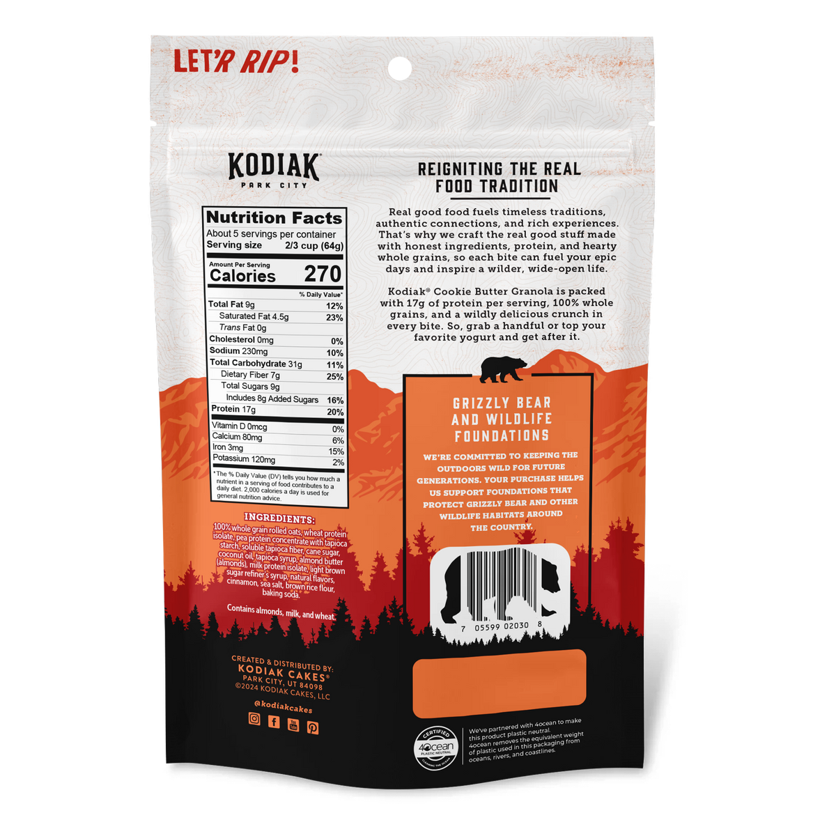 Cookie Butter Granola – Crunchy Whole Grain Snack | Kodiak®