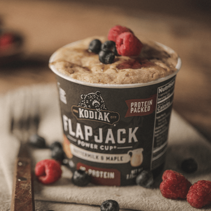 Buttermilk & Maple Flapjack Power Cup – Quick Hot Breakfast | Kodiak®